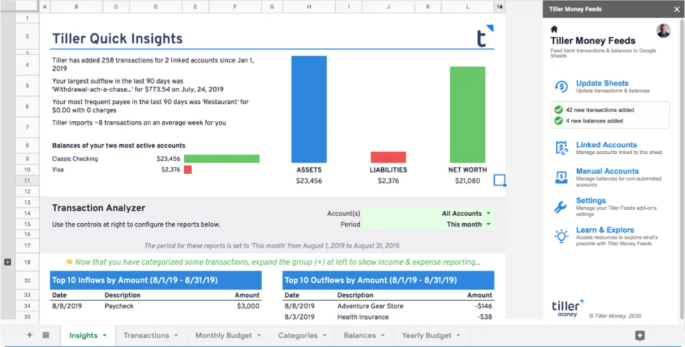 10 Simple Monthly Budget Templates In Google Sheets Undebt it Blog