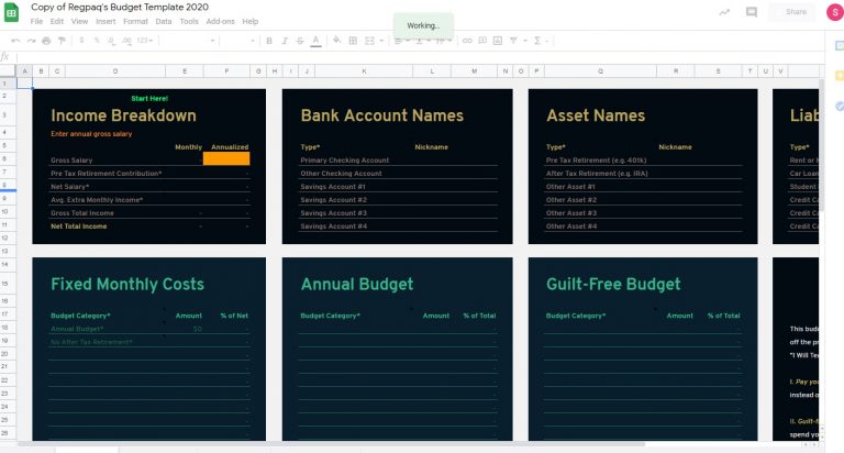 25 Best Google Sheets Expense Tracker Templates - Undebt.it Blog