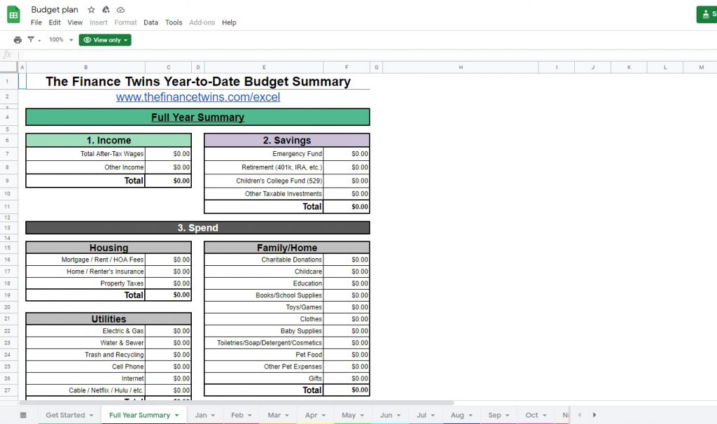 25 Best Google Sheets Expense Tracker Templates - Undebt.it Blog